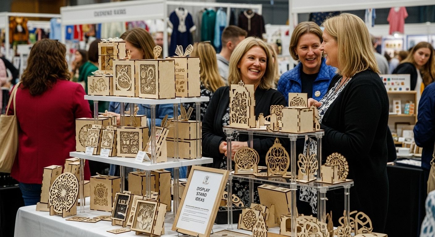 Best Display Stand Ideas for Craft Fairs: Boost Sales Fast – CustomCraftUA