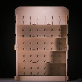 35 Pocket Sticker Display Stand - Collapsible Wooden Display Rack ...