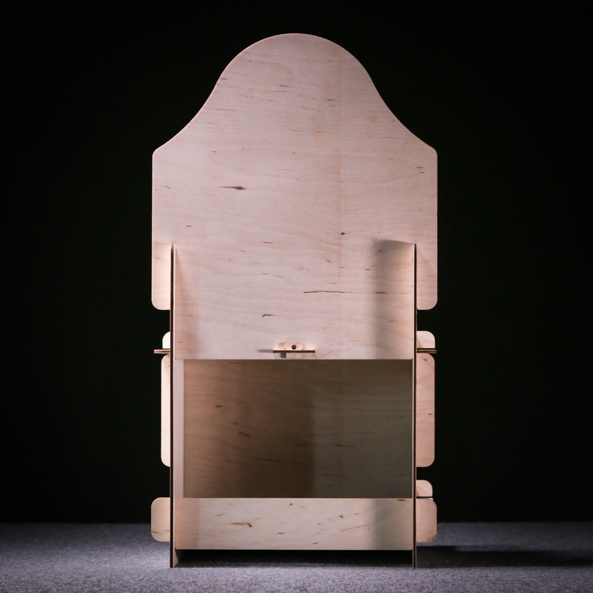 2-Tier Wooden Display Stand - 10" for Retail and Craft Shows ...