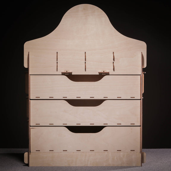 Wooden Display Stand - 4-Tier Countertop Retail Rack – CustomCraftUA