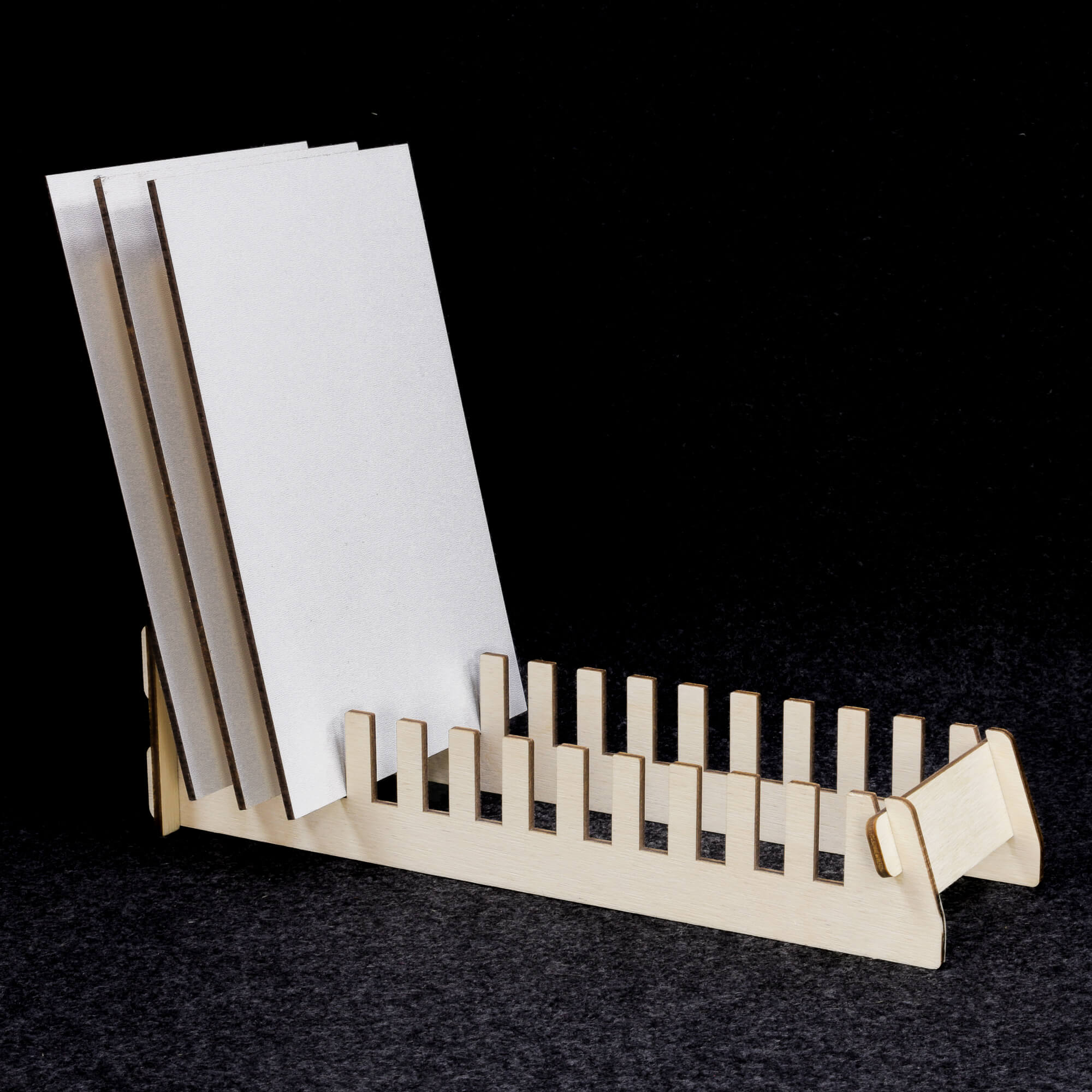 Countertop Greeting Card Holder | Wooden, Compact & Customizable ...
