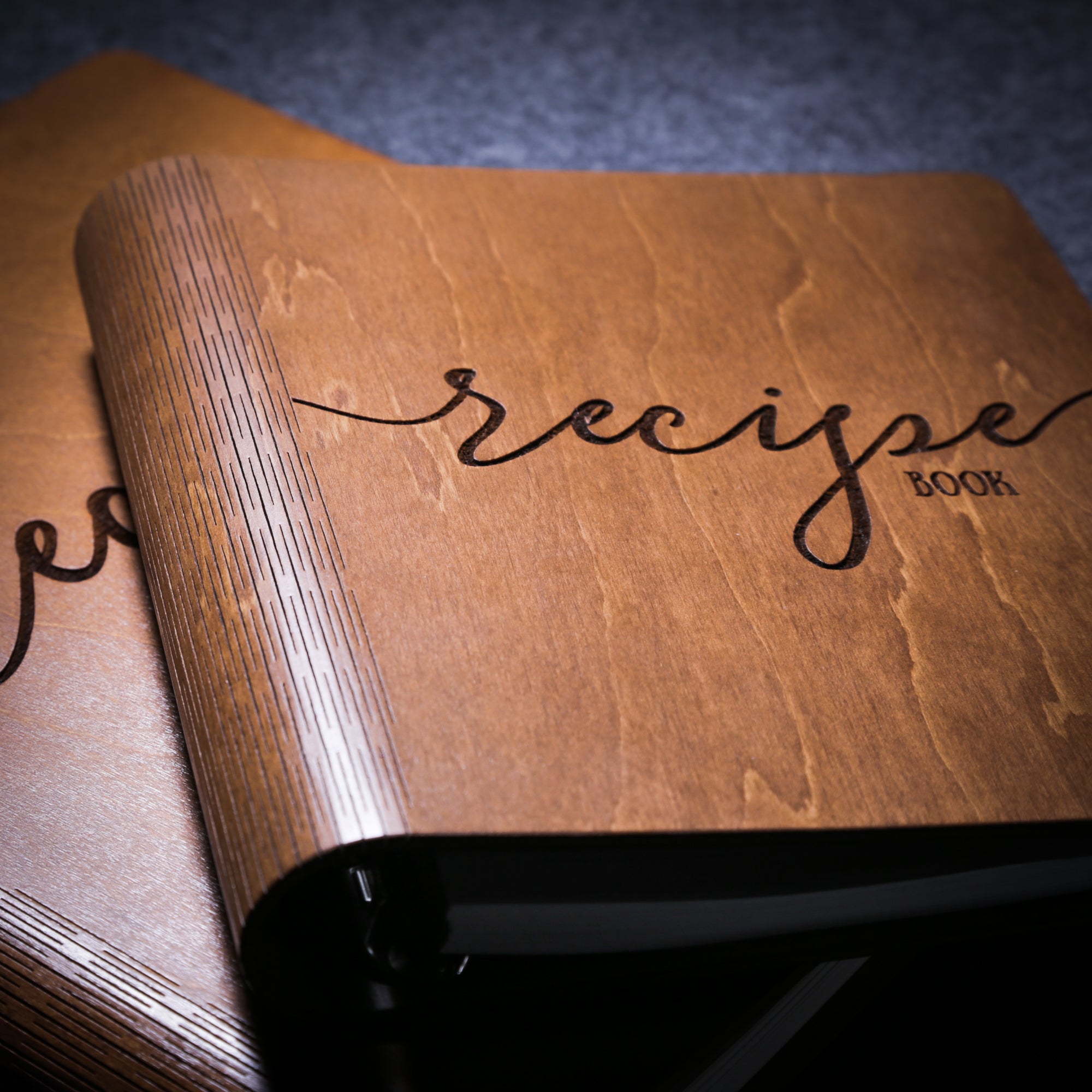 Personalized Wooden Recipe Book Binder - Custom Gifts – CustomCraftUA