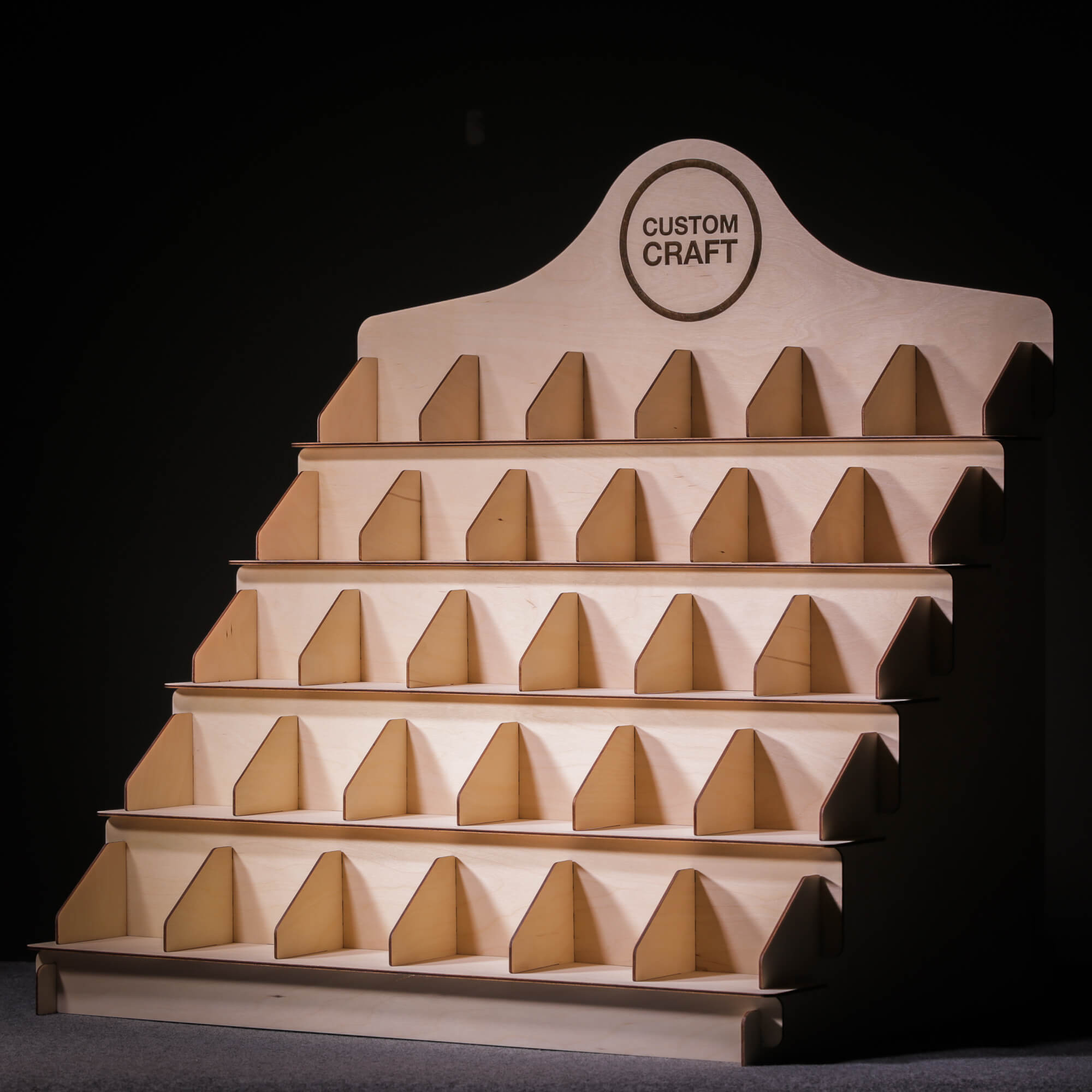 5-Tier Retail Display Stand - Perfect for Stores & Craft Fairs ...