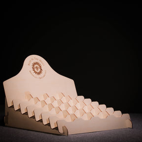 Wooden Lip Balm Display Stand | 28 Pockets for 2 oz Tins – CustomCraftUA